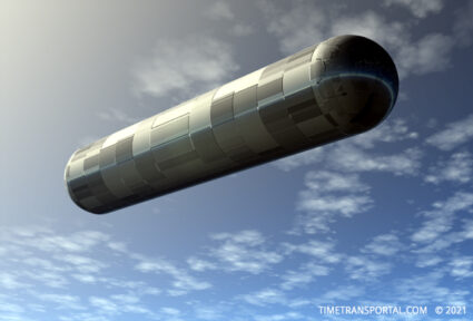 U.F.O. - Long Cylindrical Object Flying Over Airplane Reported By AA Pilot